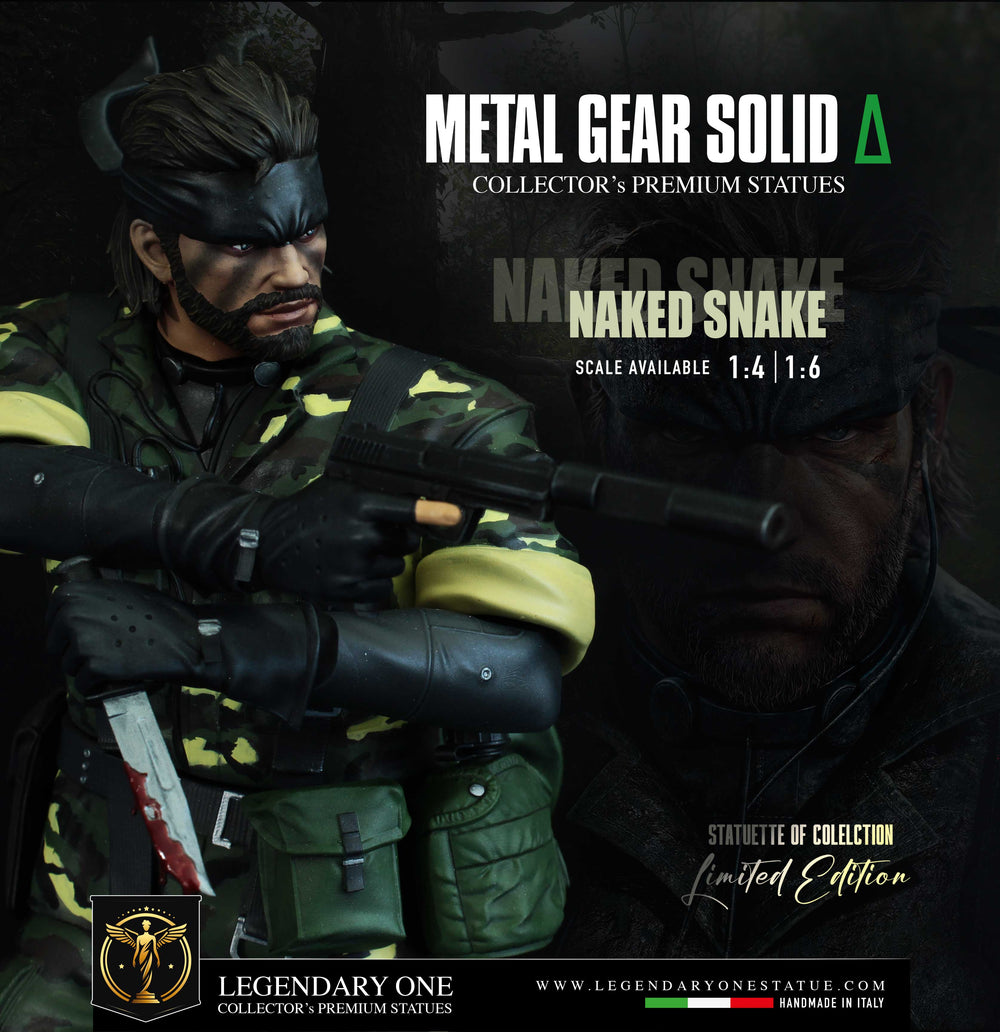 Metal Gear Solid Delta Exclusive Figure - Naked Snake Collectible ...