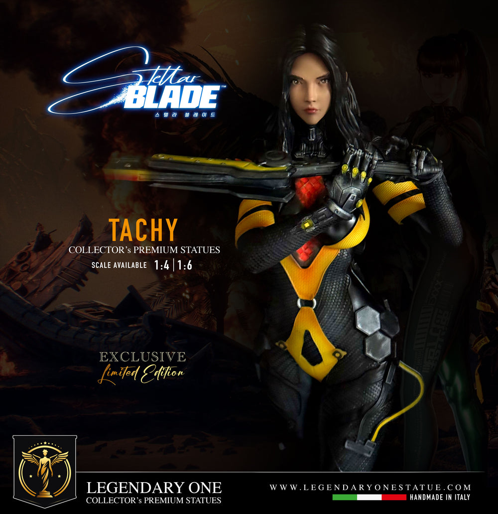 Stellar Blade Figure Exclusive - Tachy Collectible Statue - Black Bo ...