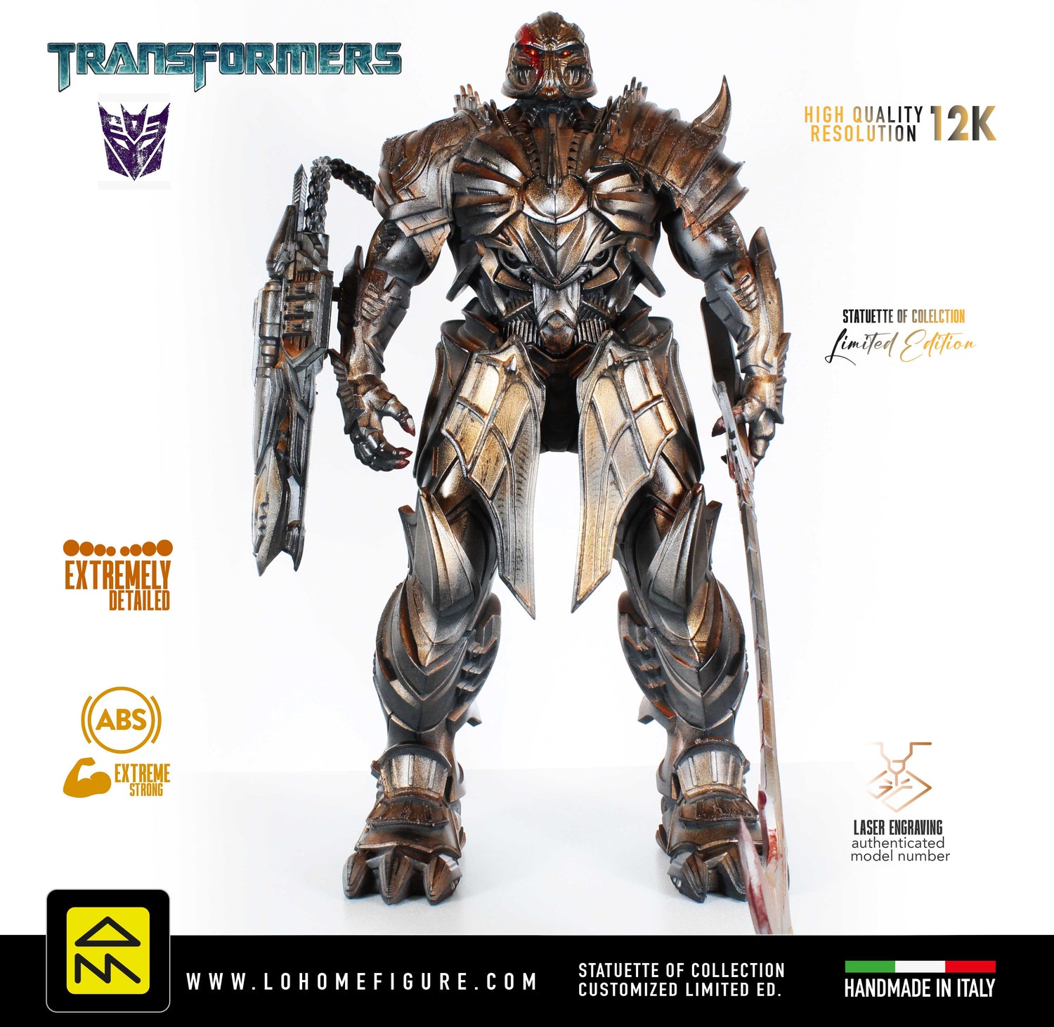 Megatron Collectible Statue - Transformers Figure Real Cinematic Col ...